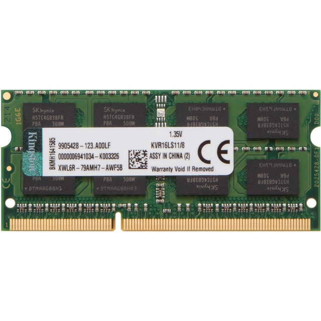 Ram Ddr3l Laptop 4gb Kingston 1600mhz Pc3l 12800 Sodimm 1 35v